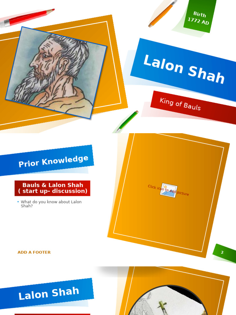 Lalon Shah PPT Bangladesh Studies - Upload | PDF