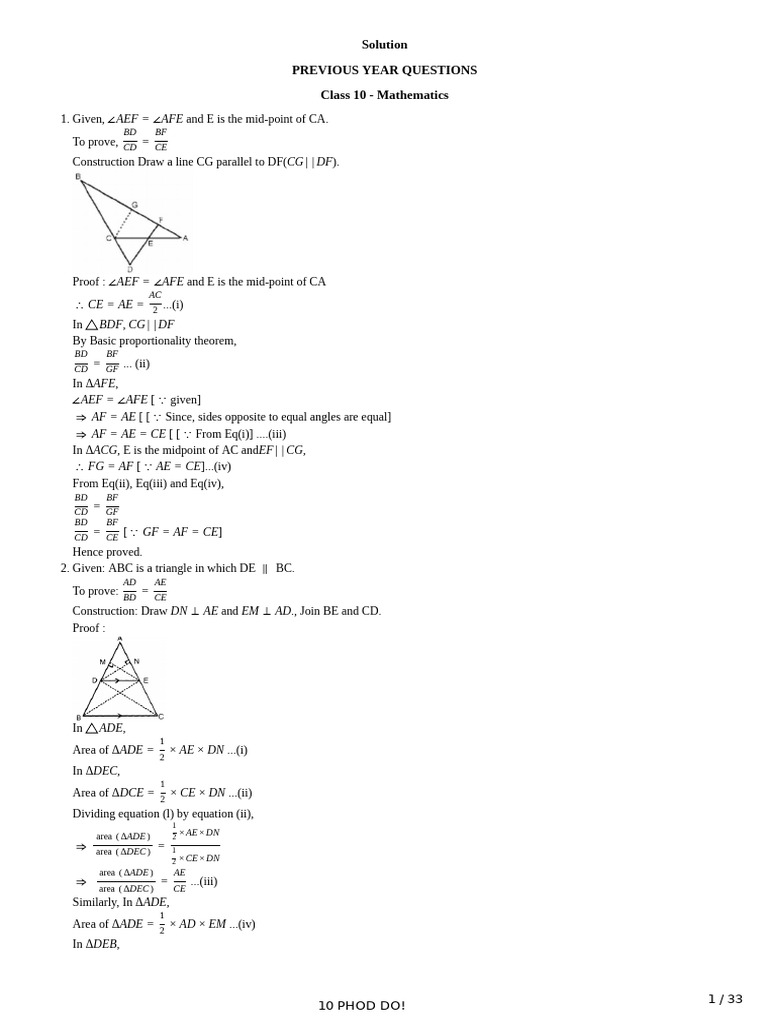 Solution 1825346 | PDF | Area | Elementary Geometry