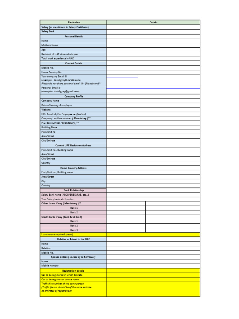 LAF Blank N (1) ENBD | PDF