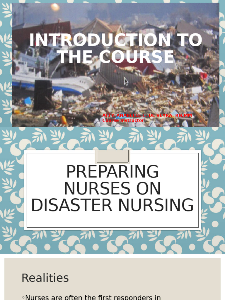 Preparing Nurses On Disaster Nursing | PDF | Emergency Management ...