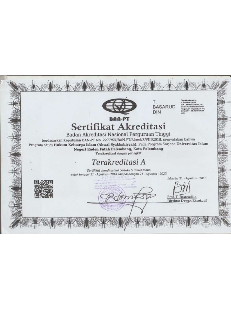 Akreditasi Program Studi | PDF