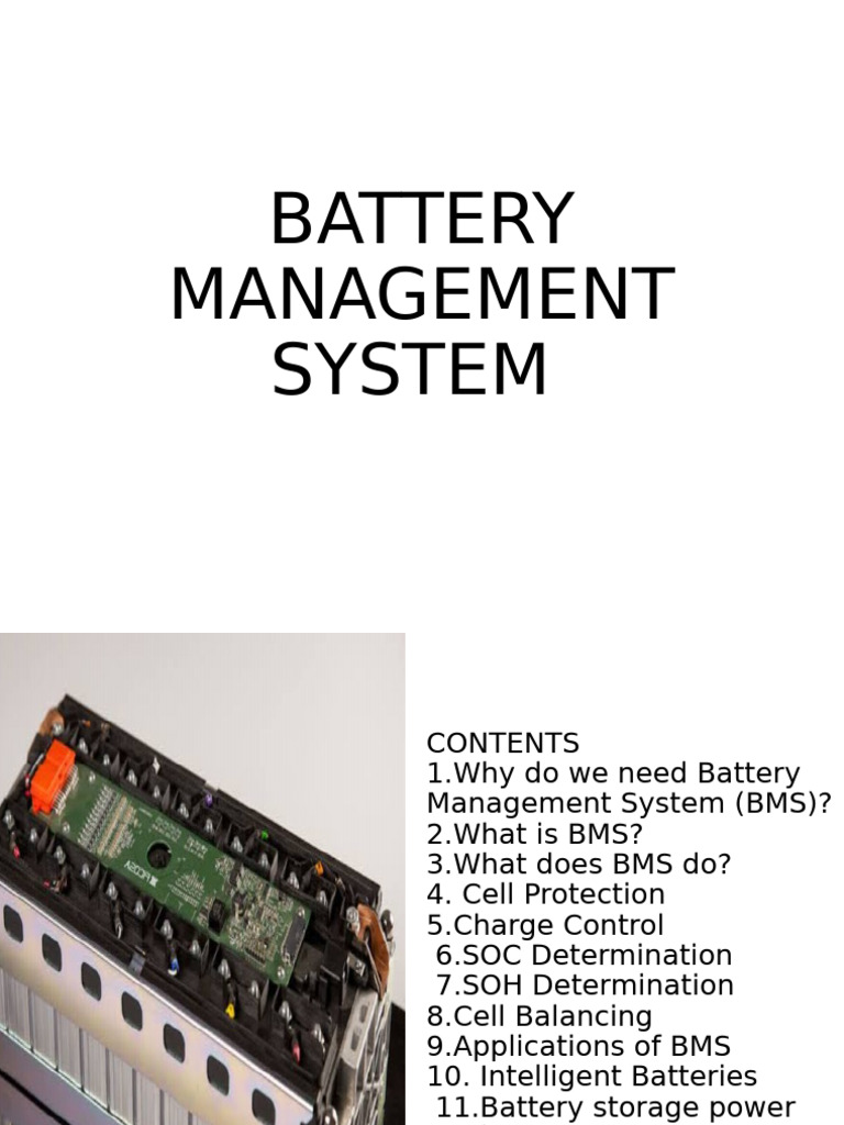Understanding Battery Management Systems | PDF | Rechargeable Battery ...
