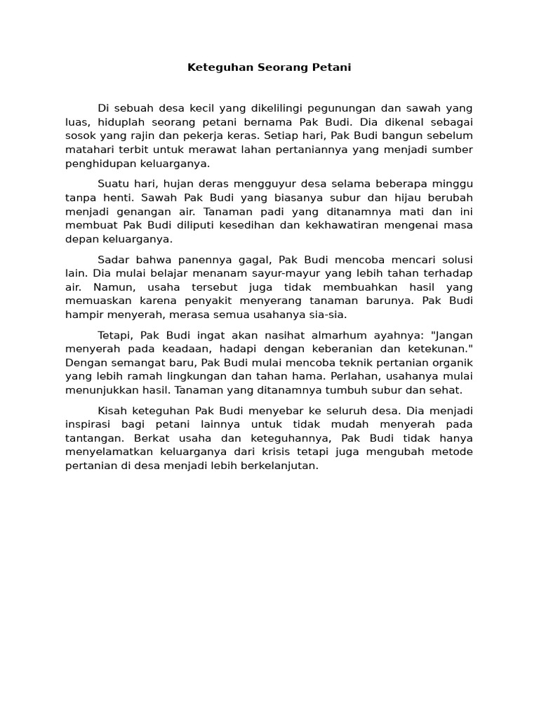 Kisah Inspiratif 1 | PDF