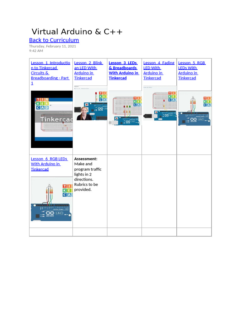 Virtual Arduino & C++ (GRAAD7) | PDF