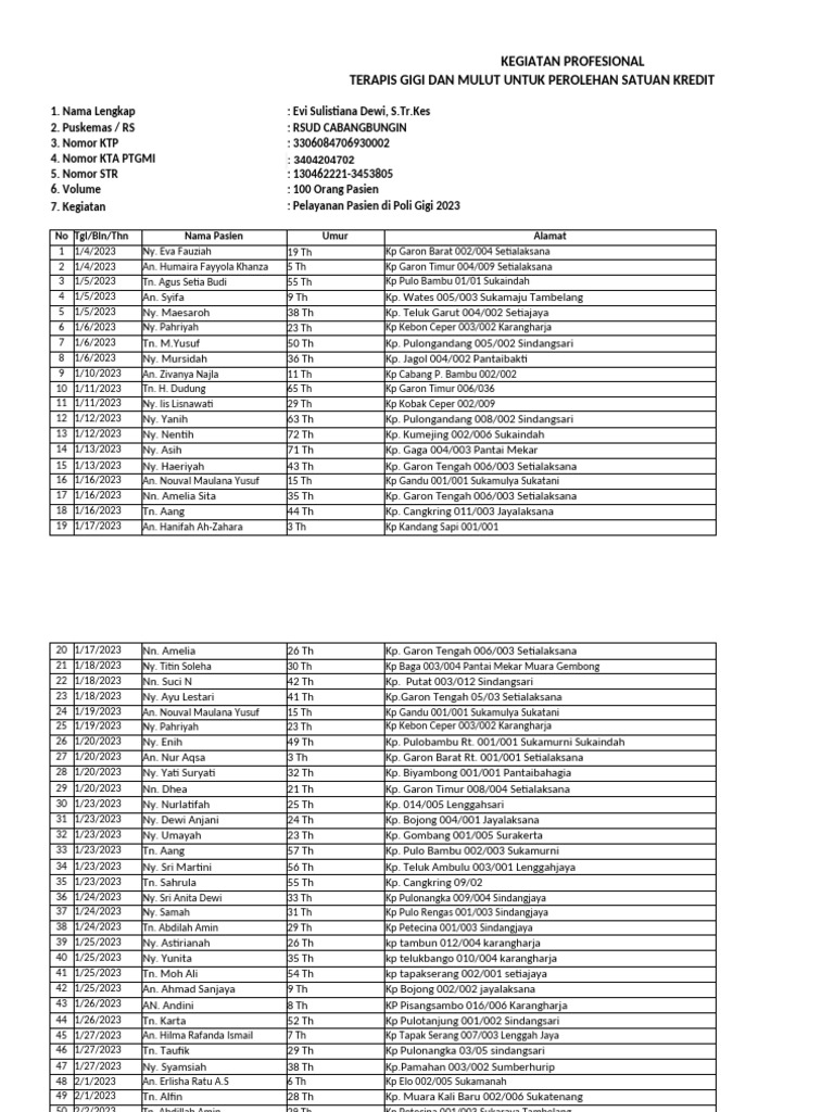 SKP Evi Sulistiana Dewi | PDF