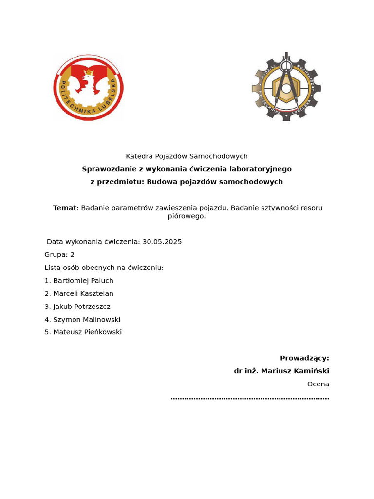 gr2 Sprawozdanie Resor v2 | PDF