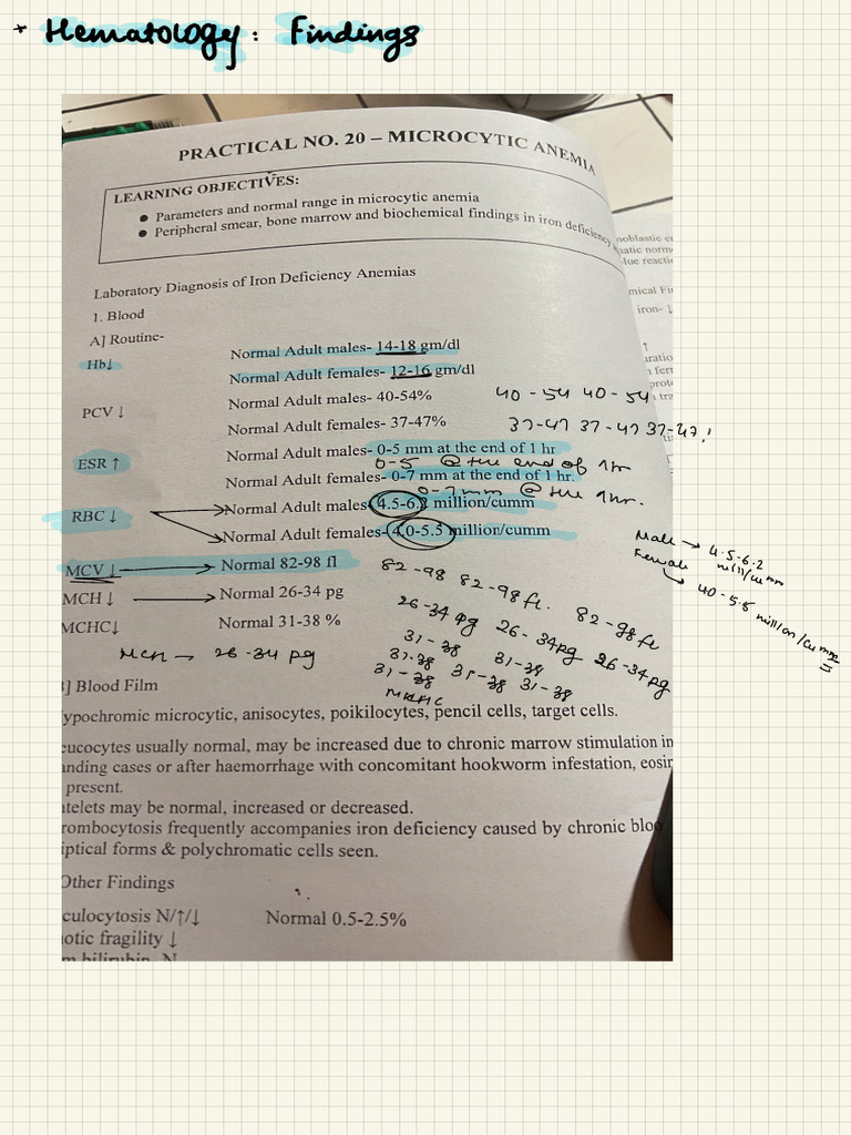 Hematological Cases Patho 1-1 | PDF