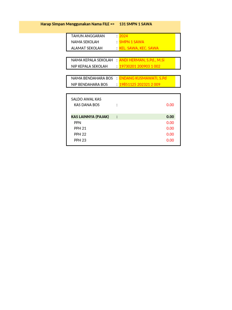 131 SMPN 1 Sawa Semester 1 Dan 2 | PDF