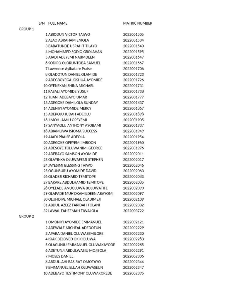 Cyb 302 Project Grouping | PDF