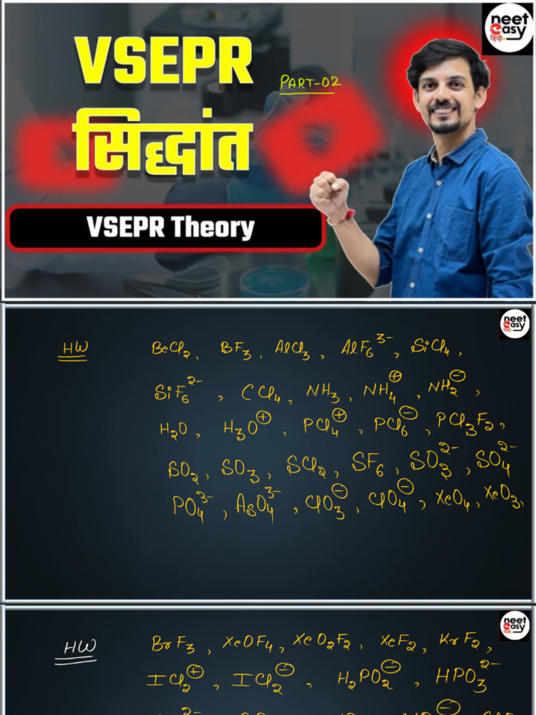 VSEPR Theory-Notes 02 | PDF
