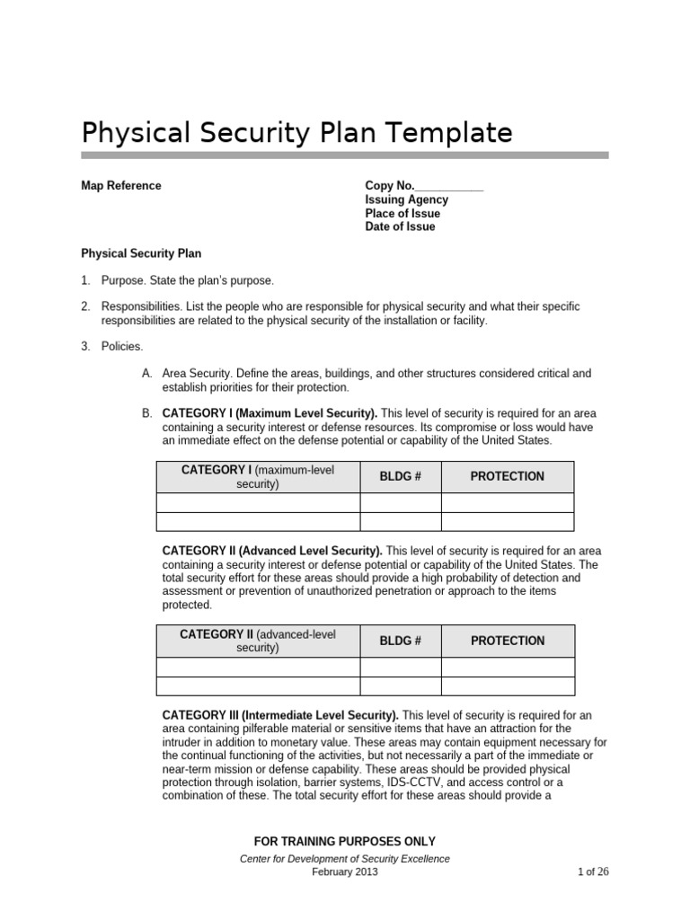 Physical Security Manpower Deployment Plan Template | PDF | Physical Security | Securities