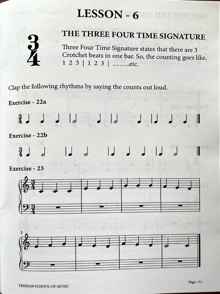 Music Book 1 - Lesson - 31-End | PDF