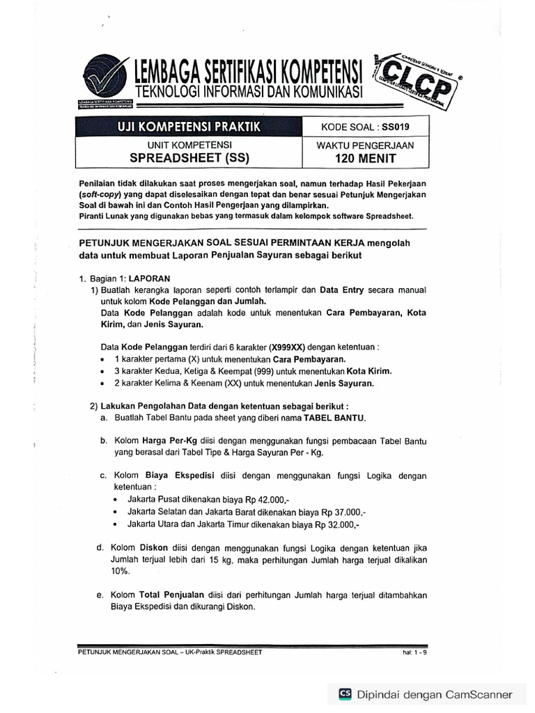 CLCP Excel Perkebunan Sehat Indonesia | PDF