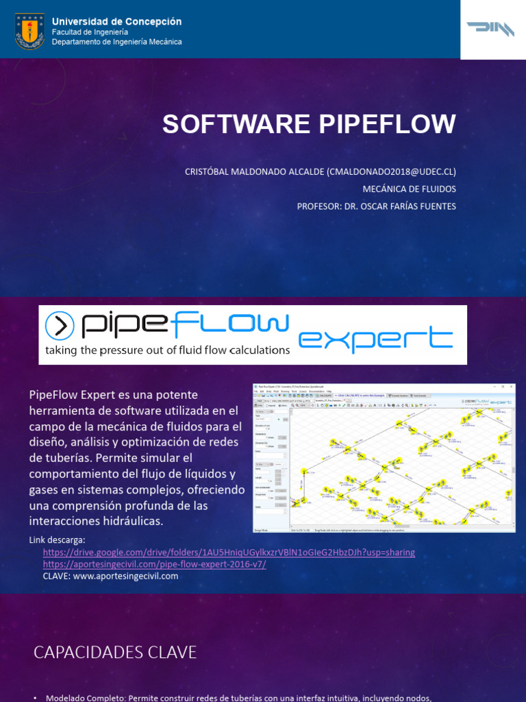 Análisis y Optimización con PipeFlow | PDF | Arrastrar (Física) | Válvula