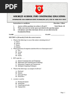 ICT Form 1 Pamphlet-2025 | PDF | Computer Data Storage | Solid State Drive