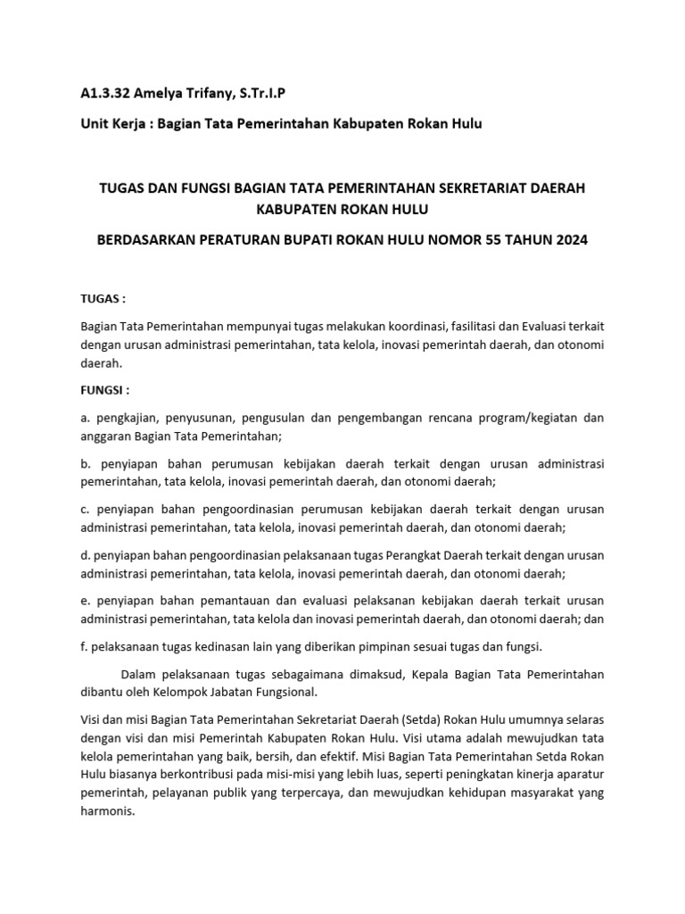 Tugas Dan Fungsi Tapem | PDF