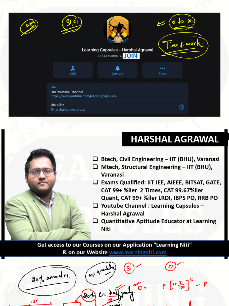 Simple & Compound Interest Module III Zero To Infinity - 31751464 ...