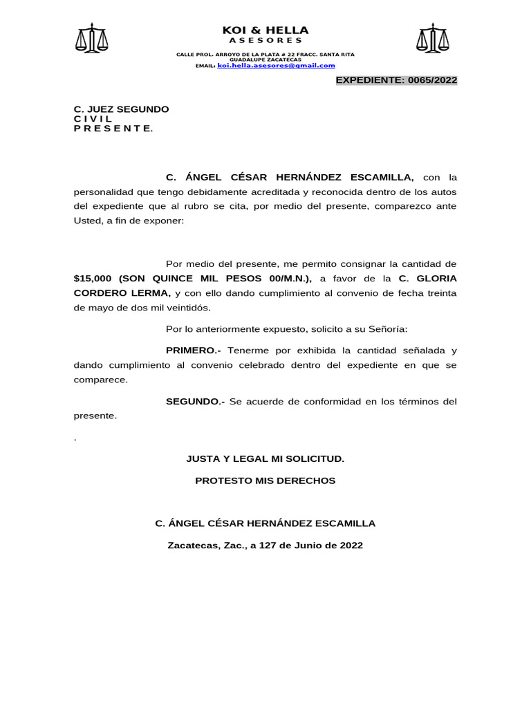 Consigna Cantidad | PDF