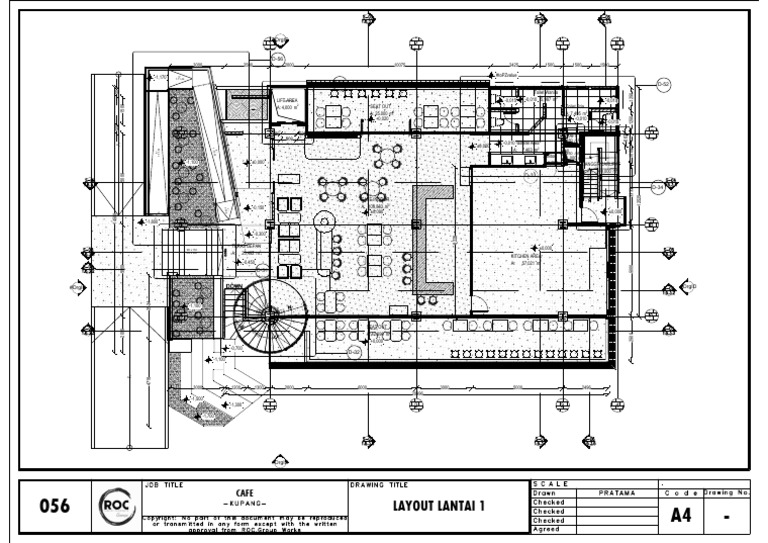 Floor Layout for Cafe and Facilities | PDF