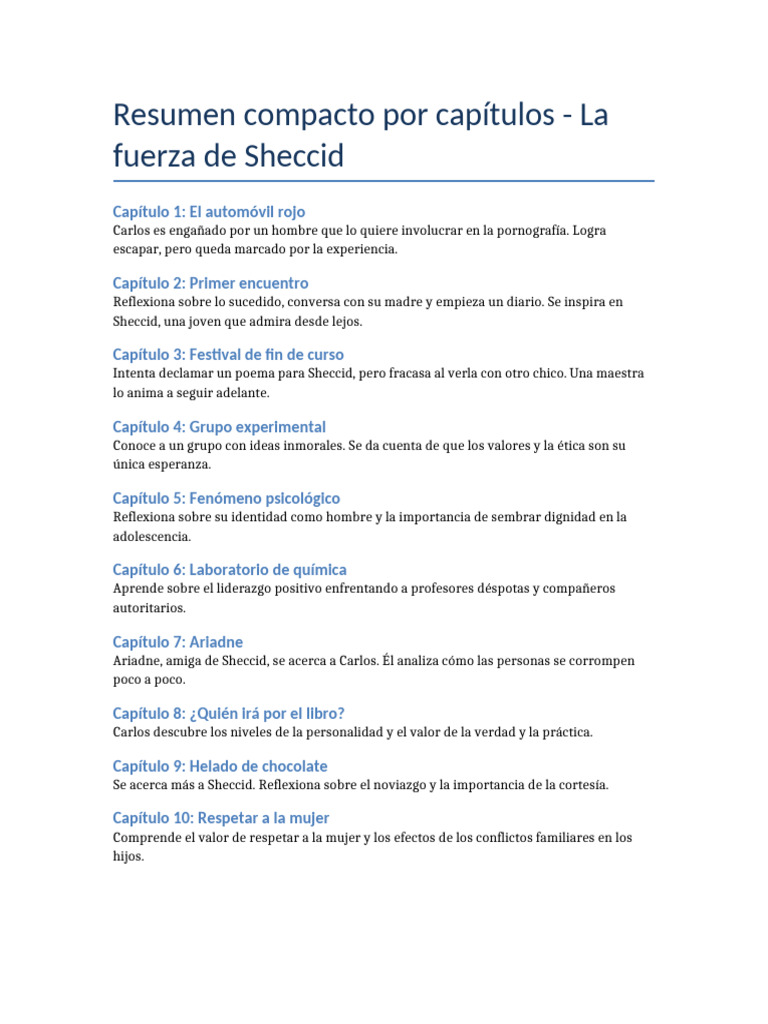 Resumen Compacto Sheccid | PDF