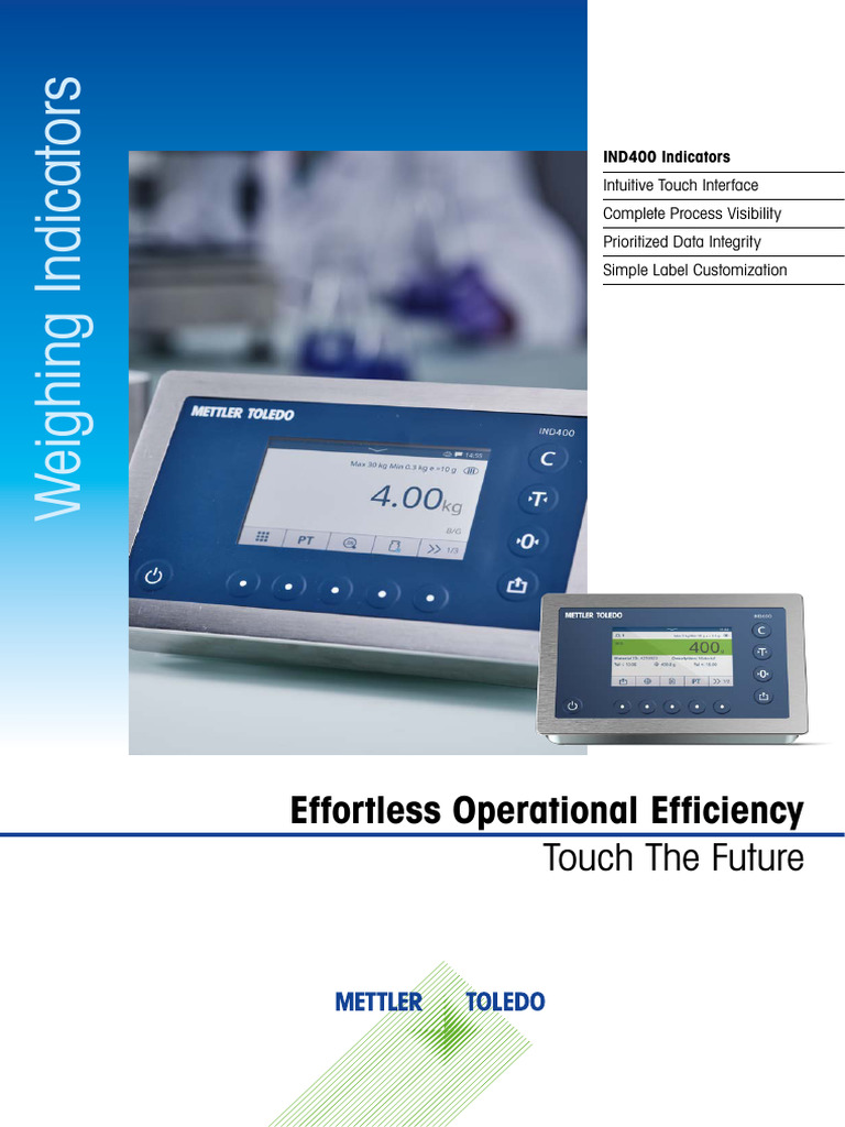 IND400 Indicator Brochure en PB B IND 20240507 00189393 | PDF | User ...