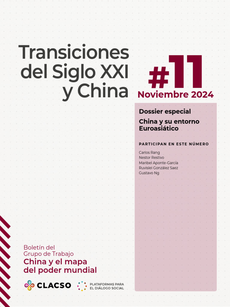 V1 - Transiciones de Siglo y China - N11 | PDF | China | Política mundial