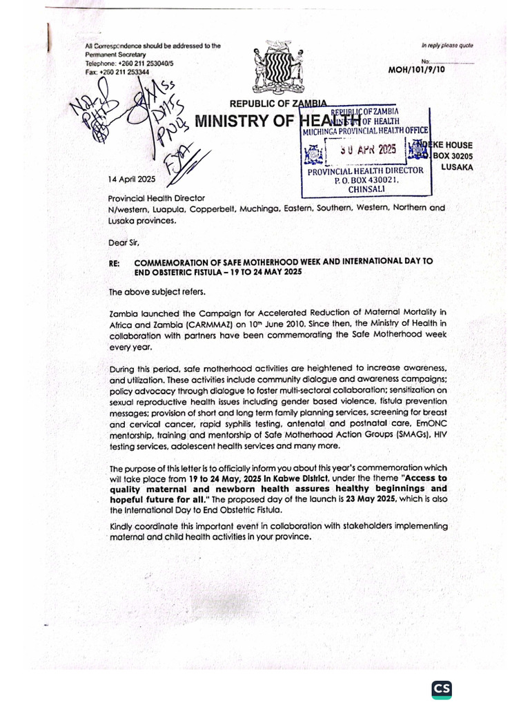 SAFE MOTHERHOOD WEEK 2025 | PDF