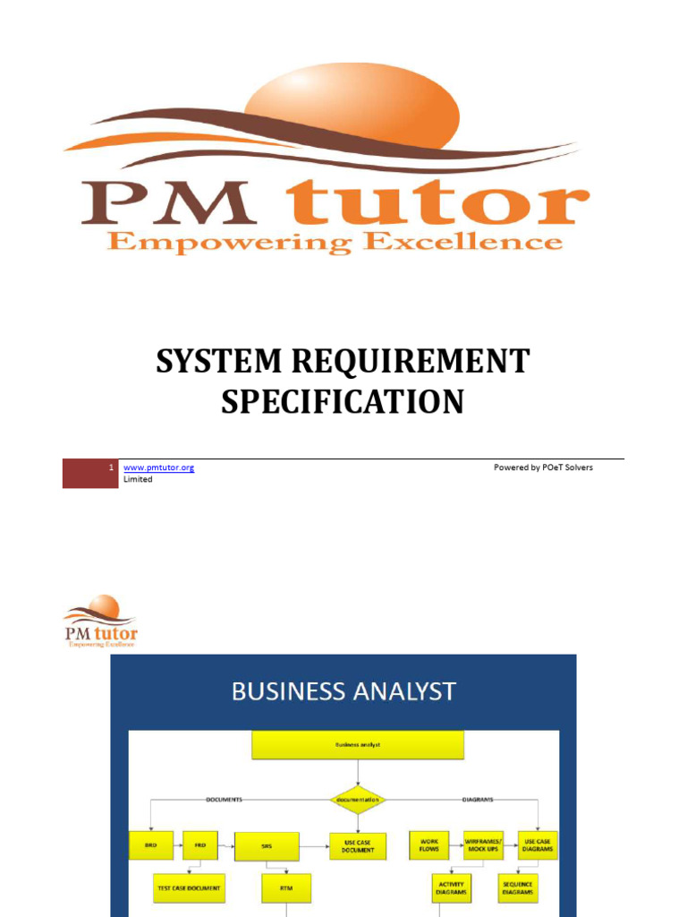 System Requirement Specification | PDF