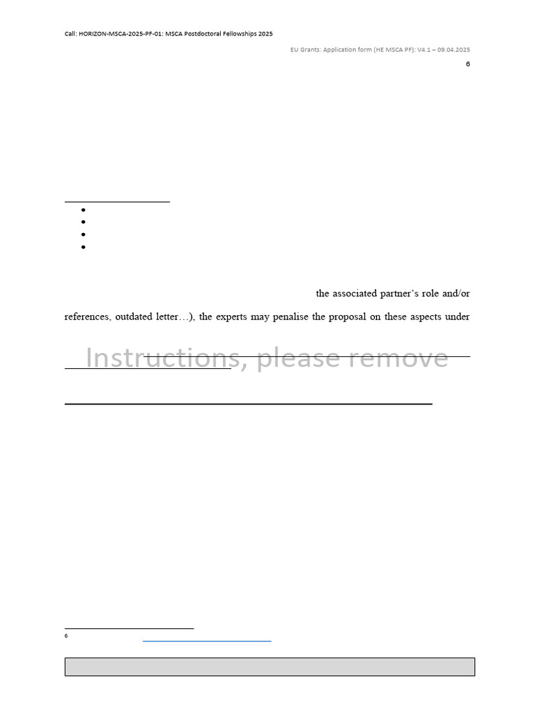 TPL - Application Form (Part B) (HE MSCA PF) - 15 | PDF