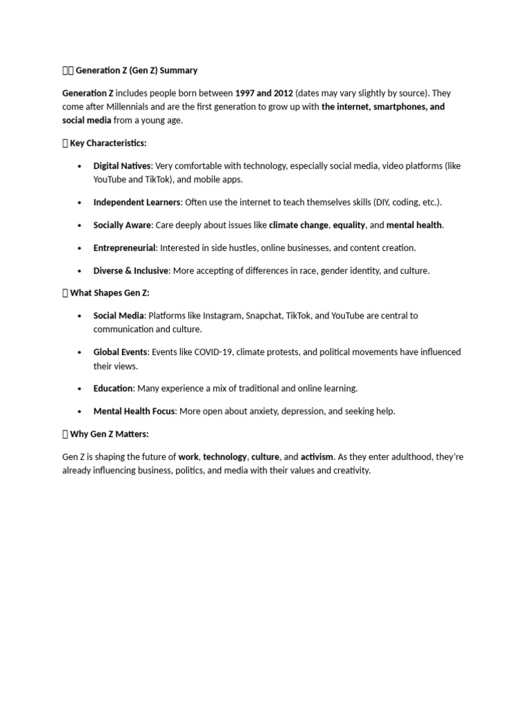 gen z | PDF