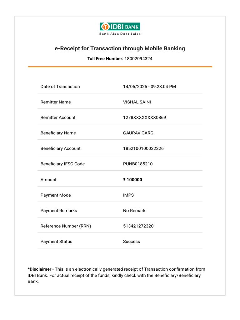 IMPS-IfSC-Payment-Receipt-Wed May 14 2025 212805 GMT+0530 (India ...