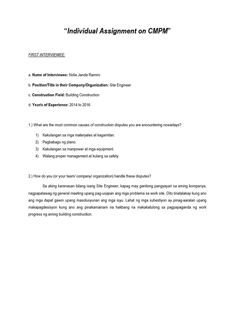 CMPM Final Output | PDF