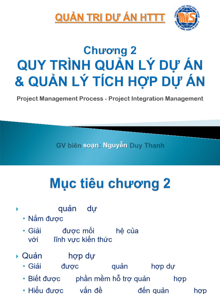 Chuong02 ITPM C03 C04 - Project Management Process Project Integration Management - VI | PDF