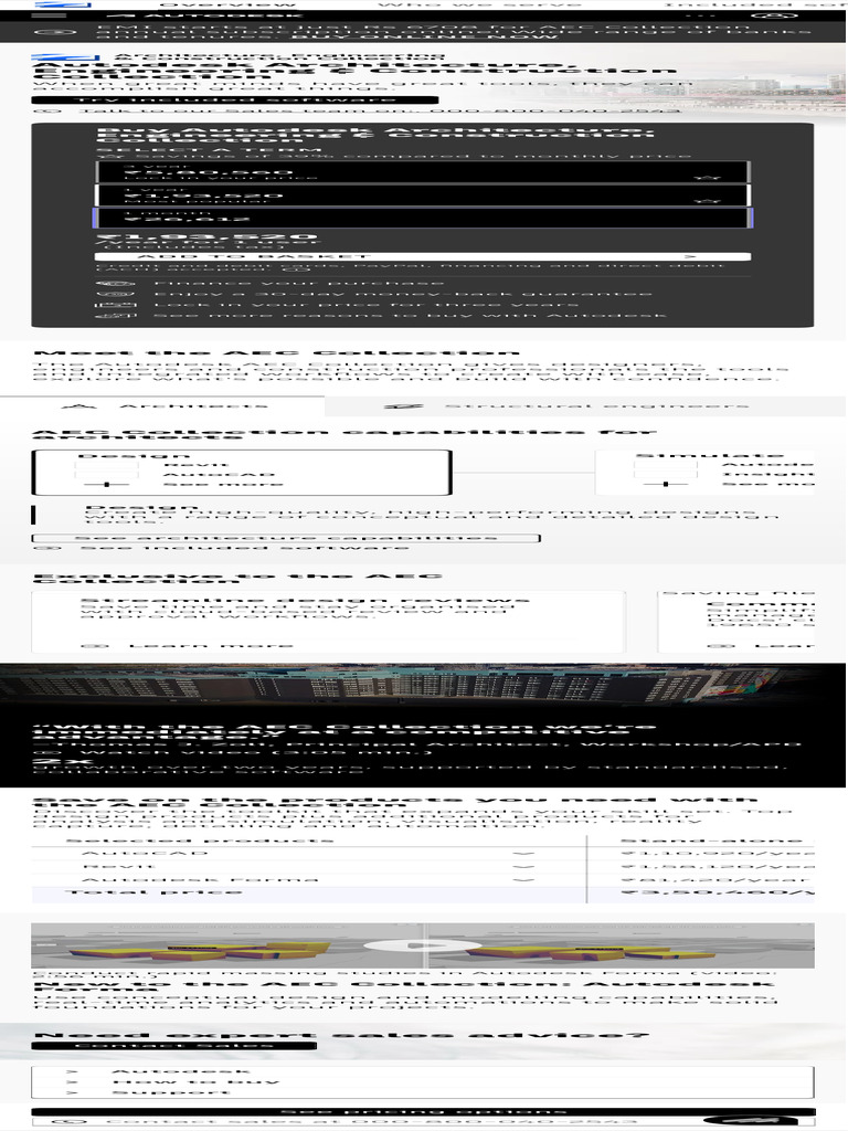 AEC Collection Software Overview | PDF | Autodesk | Autodesk Revit
