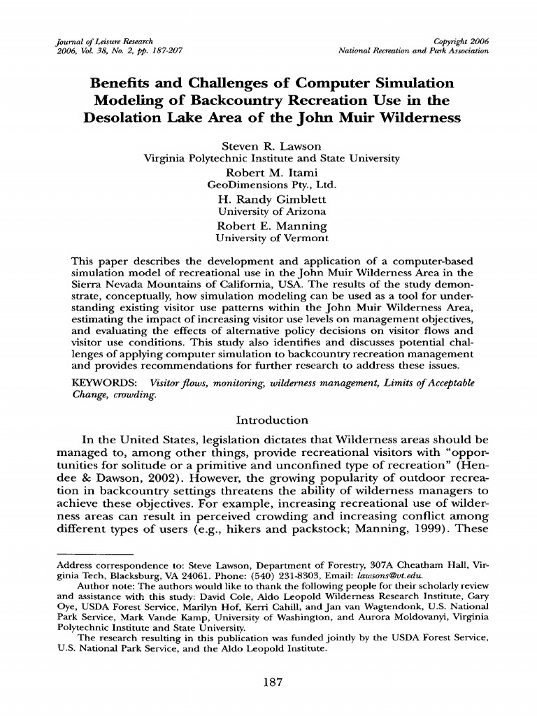 Benefits and Challenges of Computer Simu | PDF | Simulation ...