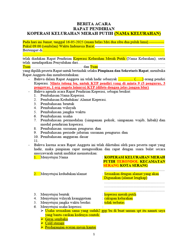 Contoh BA Simple | PDF