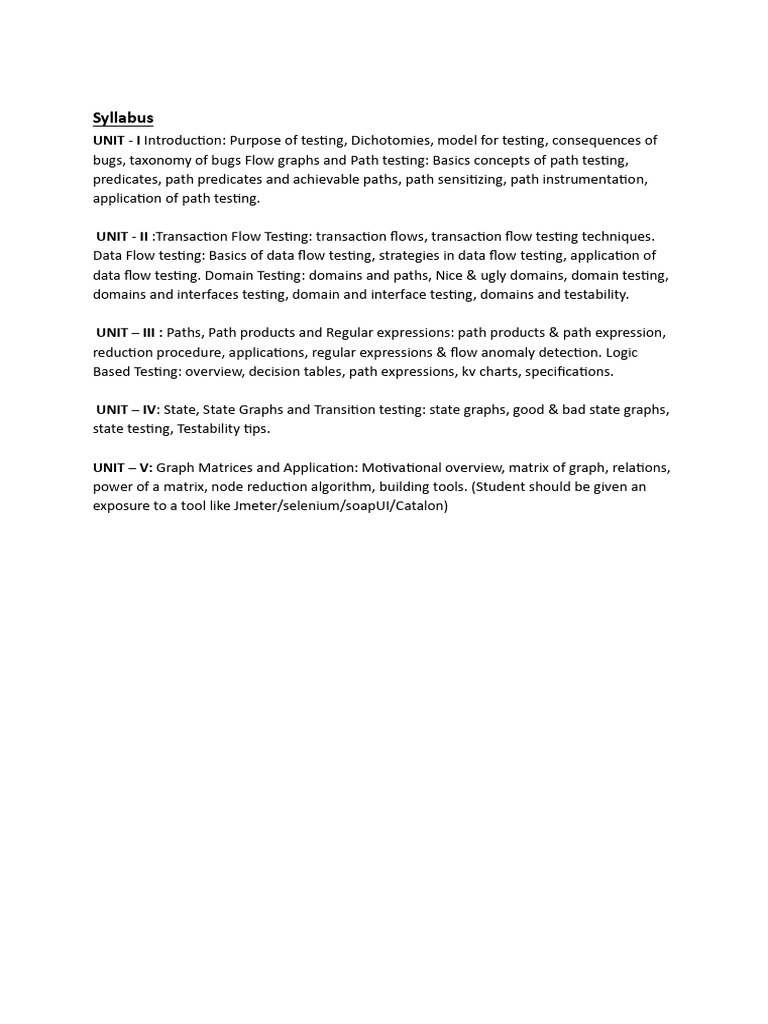 STM notes | PDF | Software Bug | Software Testing