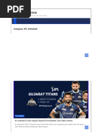 IPL 2023 Match Schedule and Venues | PDF