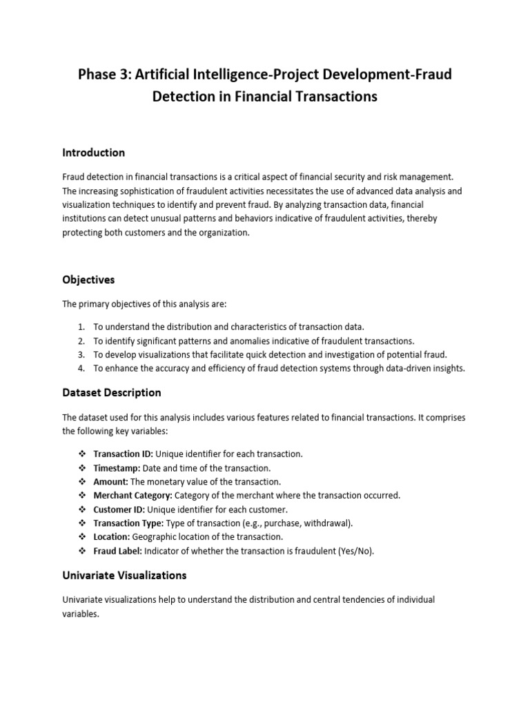 Phase 3-Artificial Intelligence-Project Development-Fraud Detection in ...