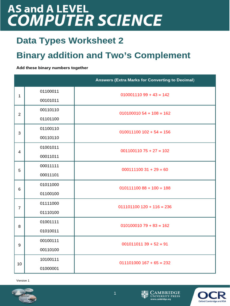 Data Types Activity 2 | PDF