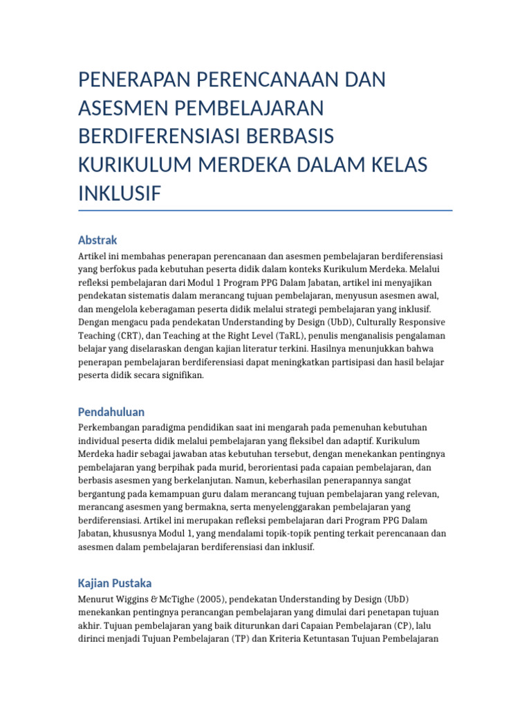 Karya Ilmiah PPG Nana Hadi Permana | PDF
