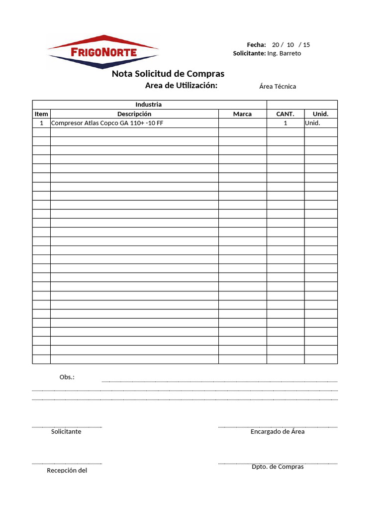 Solicitação de Saida - VACEL | PDF | Tornillo | Ingeniería mecánica