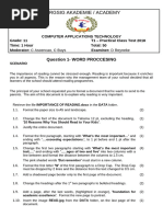 GR10 Practical Test CAT | PDF