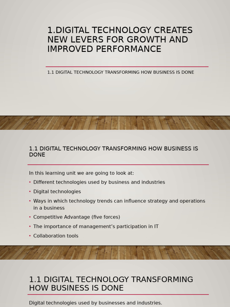 Chapter 1 Slides Itma | PDF | Business Process | Competitive Advantage