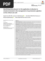 Restraint of Patients | PDF | Informed Consent | Patient