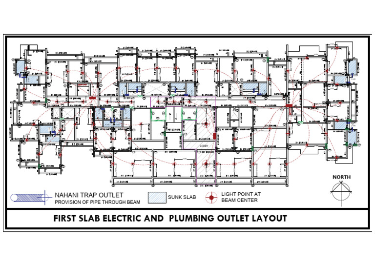 1st Slab Electrical Layout | PDF
