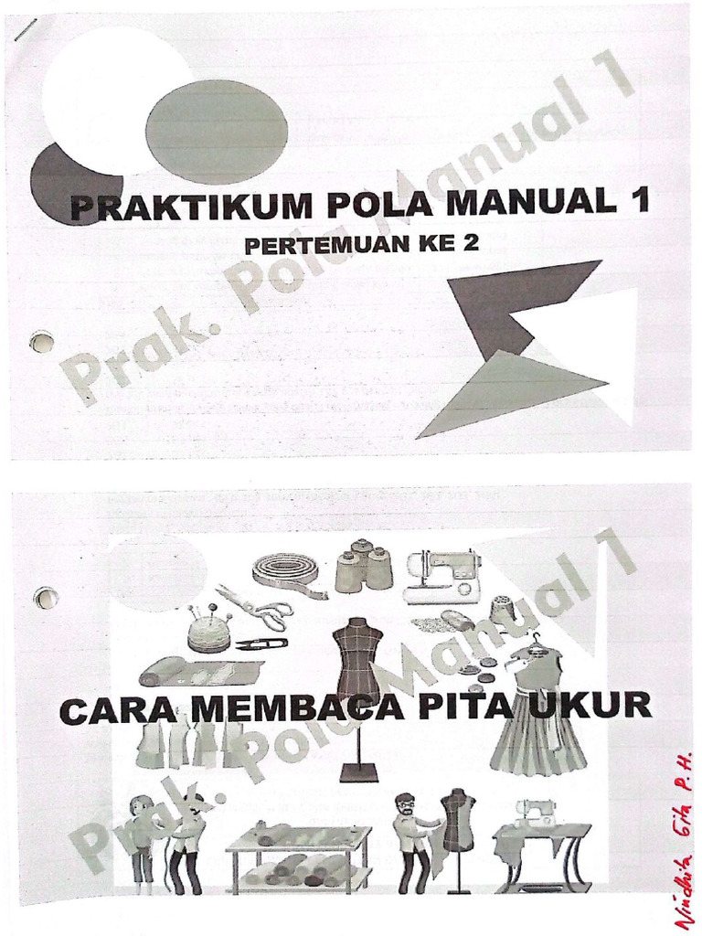 Modul Pola Manual 1 | PDF