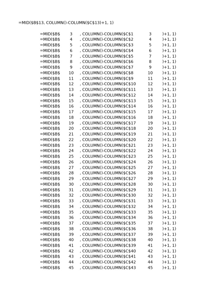 Formula Editing | PDF