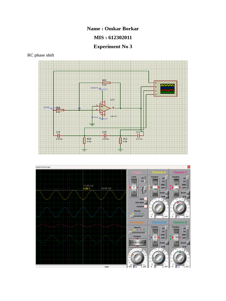 Experiment No 3 Oscillator | PDF