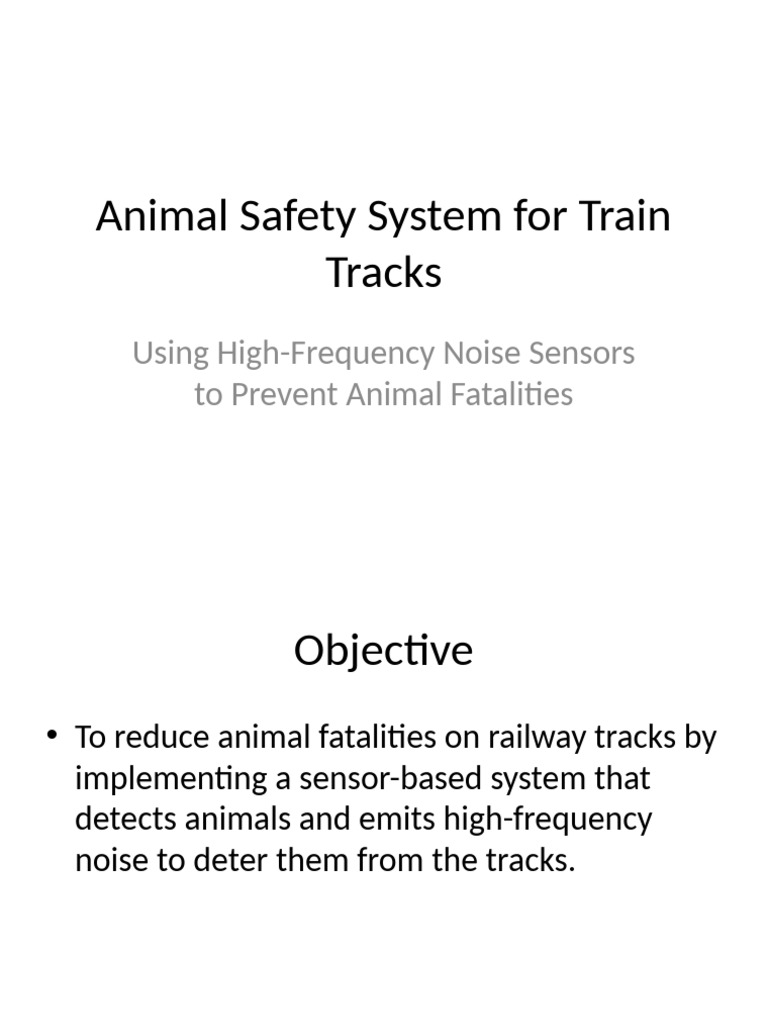 Animal Safety System Presentation | PDF